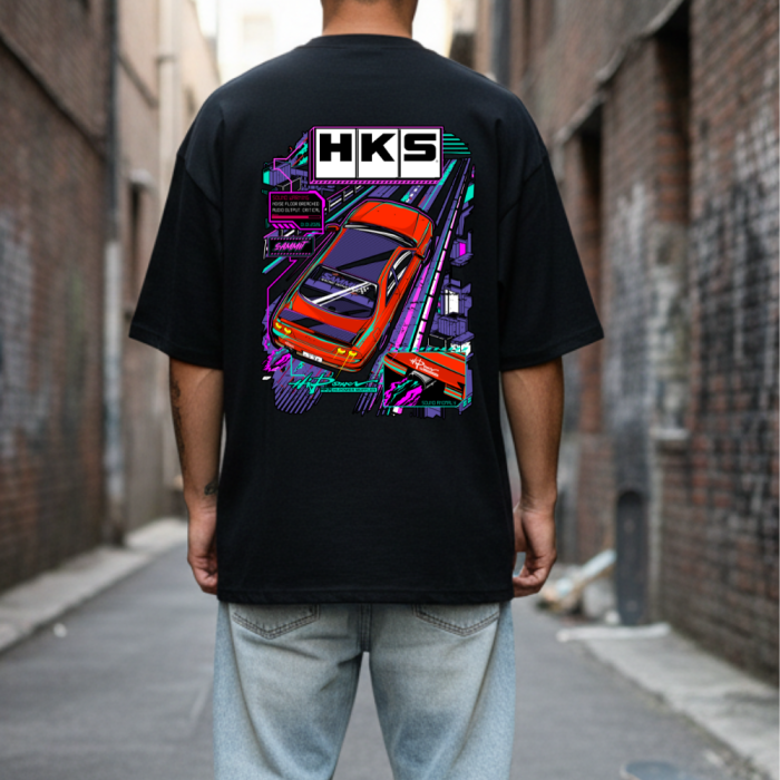 HKS x SAMMIT Collab Hi-Power Skyline T-Shirt - SAMMIT